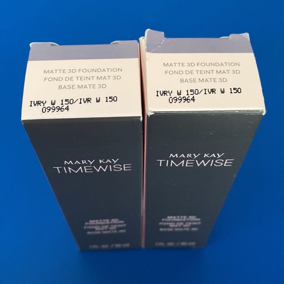 Mary Kay | Makeup | 2 Mary Kay Timewise Matte 3d Foundations Ivory W5 ...
